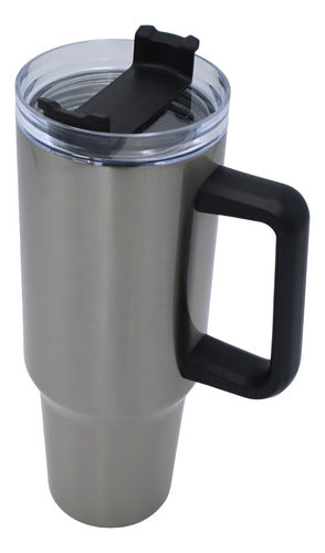 Termo Acero Inoxidable 40 Oz Con Popote Sublimación – Sign Market Product